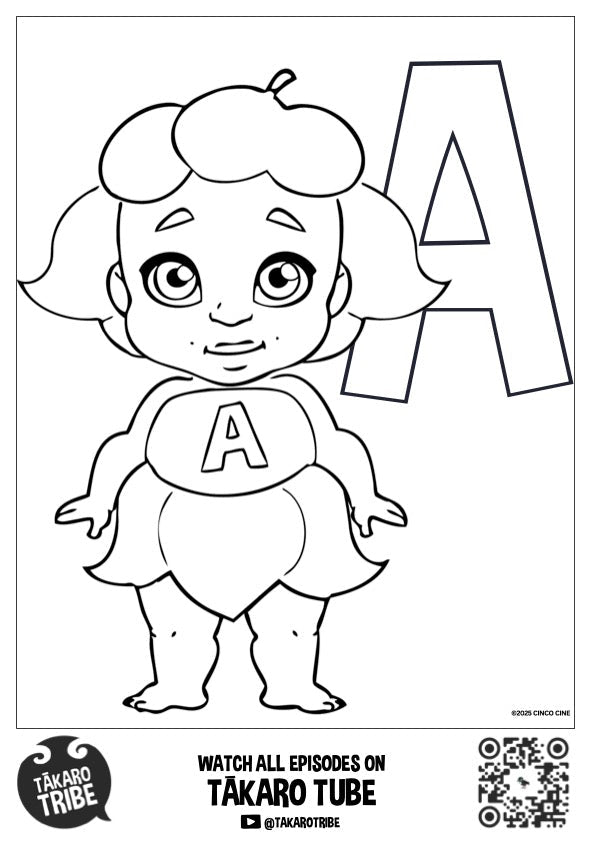 COLOURING-IN PAGES – Takaro Tribe