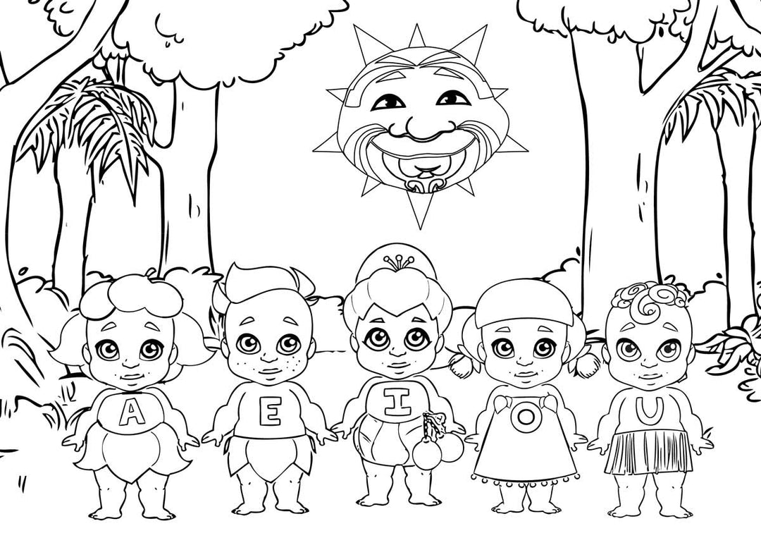 COLOURING-IN PAGES – Page 2 – Takaro Tribe